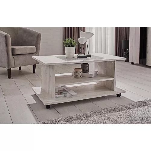 Cumpara Masa cafea Ambianta NOVA ALB SAMOA, PAL, Alb Samoa in internet ...