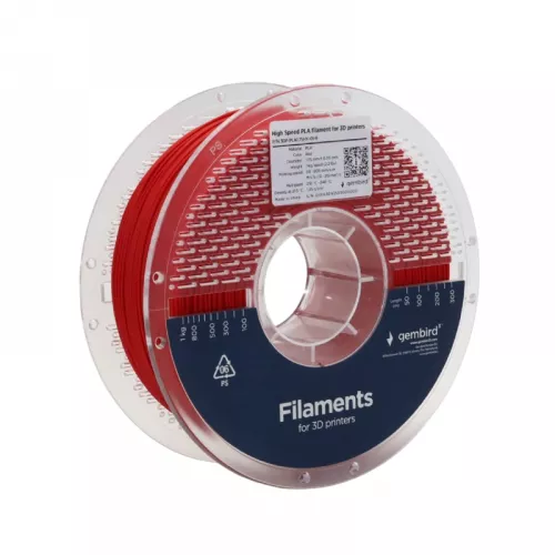Cumpara Filament GEMBIRD PLA 1.75 MM HIGH SPEED FILAMENT RED, 1 KG ...
