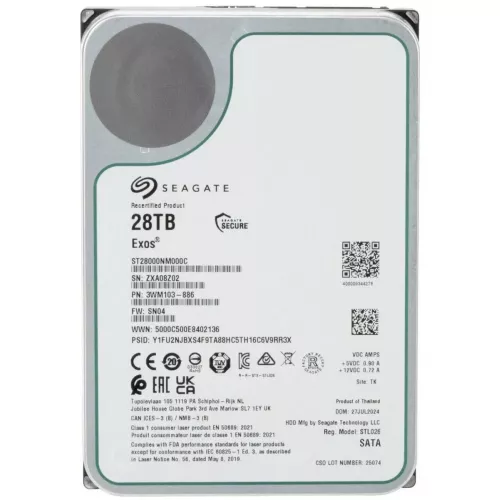 Cumpara HDD SEAGATE 3.5” HDD 28.0TB ST28000NM000C EXOS™, ENTERPRISE ...